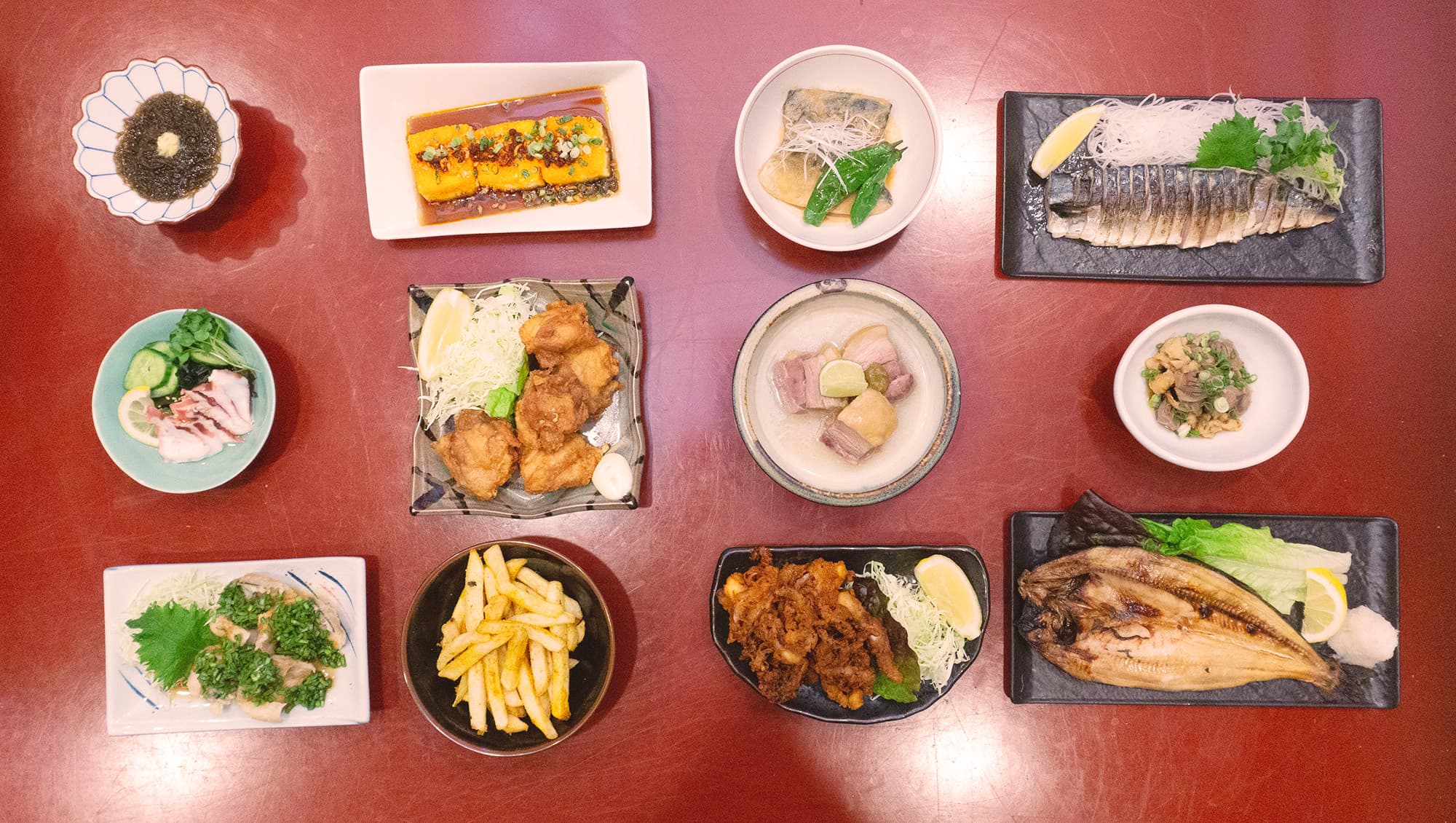 Menu - Izakaya Akatsuki